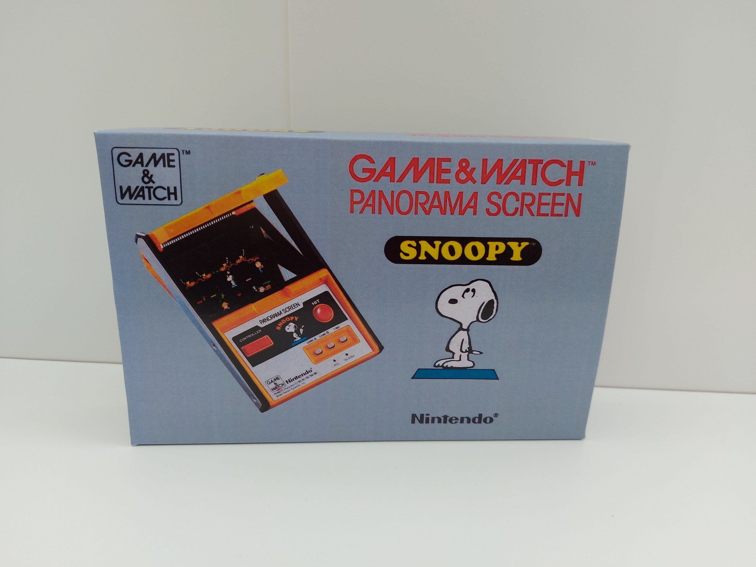 Snoopy Panorama Screen SM-91 Game & Watch Box and Manual - NO GAME ...
