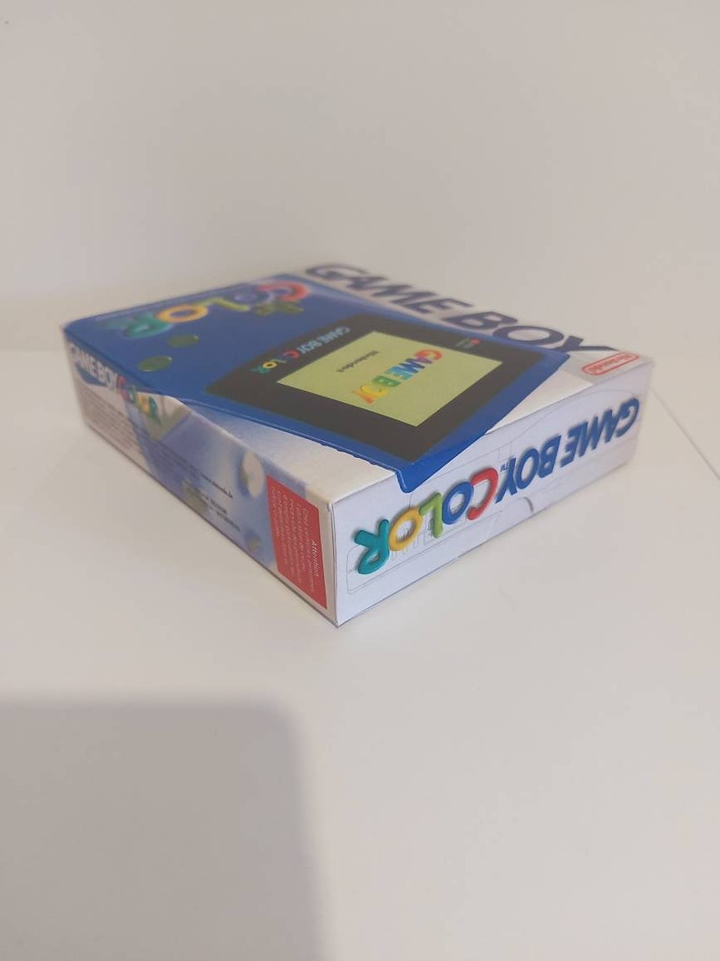 Gameboy Color Blue Console Box ( Europe Version With No English )- NO ...