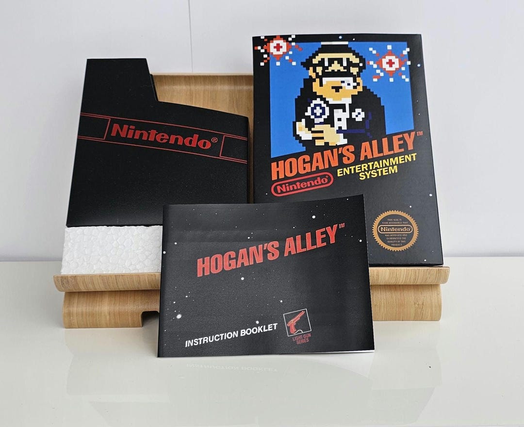 Hogans Alley NES Box Manual Poly Block Dust Cover - NO GAME Included - Etsy