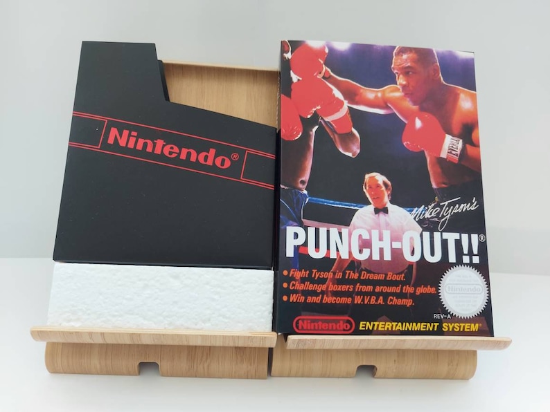 Mike Tyson's Punch Out NES Box Manual Poly Block Dust Cover - NO GAME ...