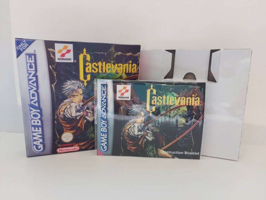 Castlevania Gameboy Advance Box, Manual & Tray - NO GAME Included - Etsy