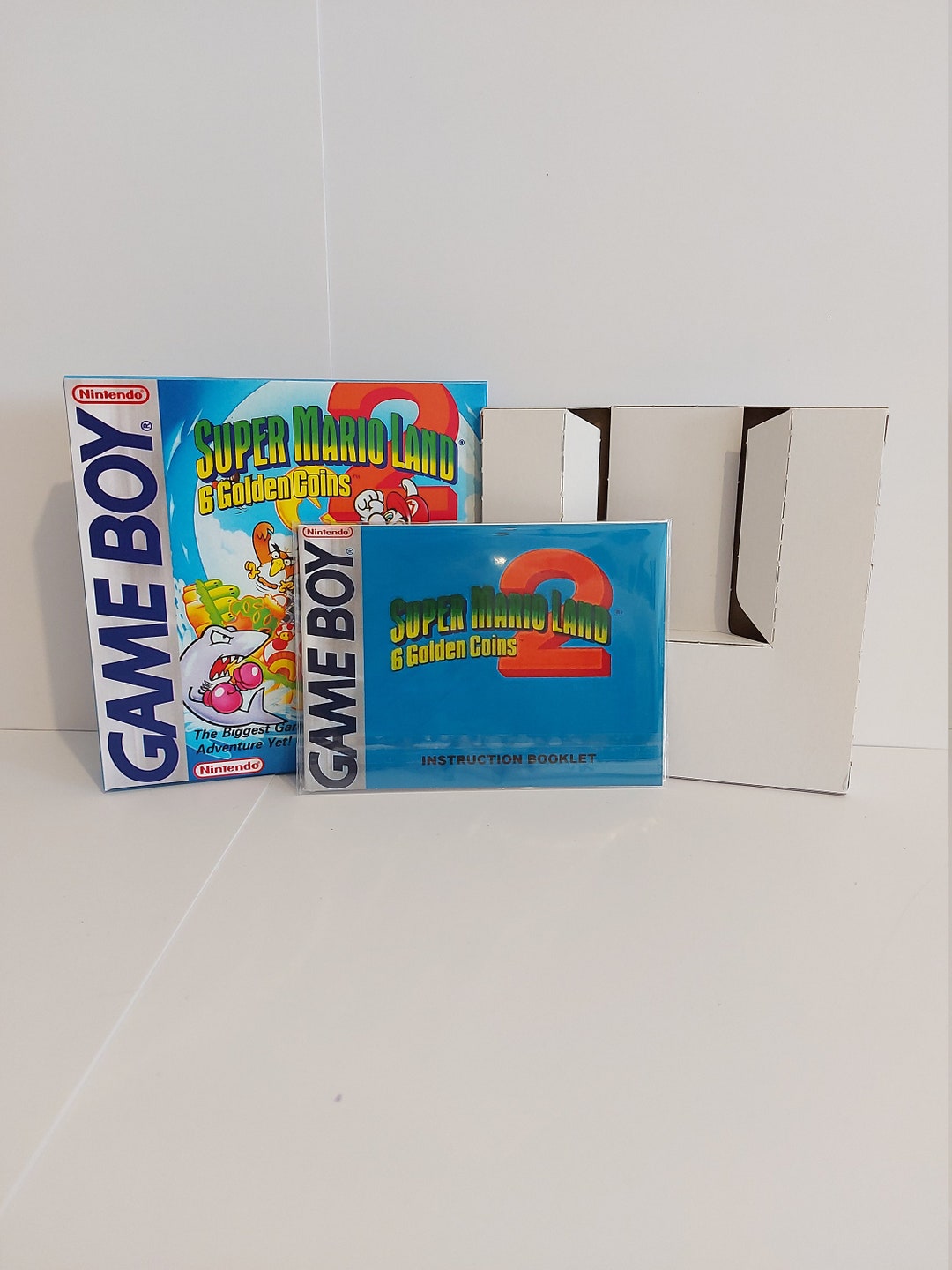 Super Mario Land 2 Gameboy Box Manual & Tray - NO GAME Included - Etsy