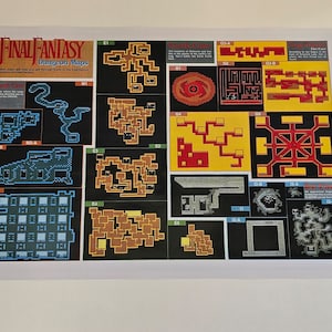 Final Fantasy NES Maps - Etsy