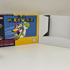Super Mario World SNES Box SNES Manual & Tray ( No Game Included) - Etsy