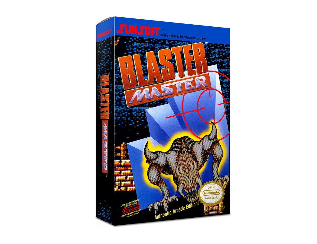 Blaster Master NES Box Manual Poly Block Dust Cover NO GAME Included - Etsy