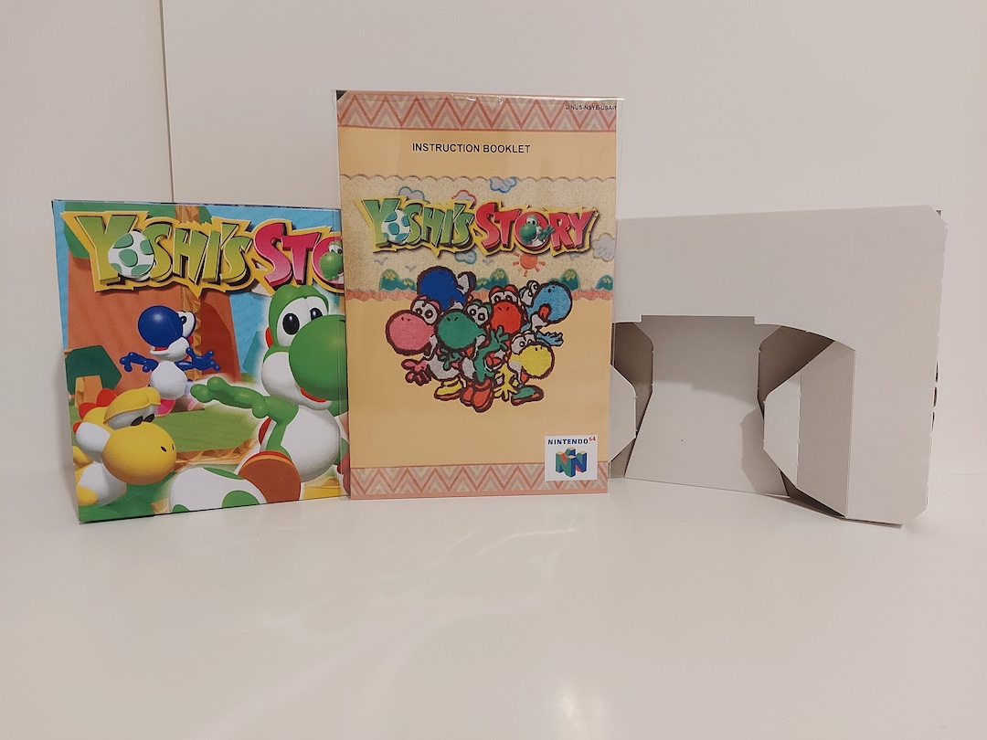 Yoshi's Story N64 Box Manual Tray NO GAME Included - Etsy