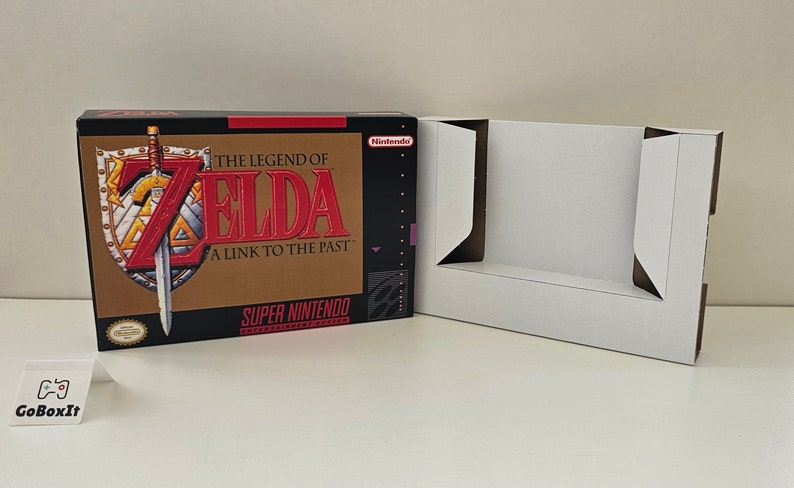 The Legend of Zelda Link to the Past SNES Box Manual Map Tray - NO GAME ...
