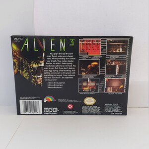 Alien 3 SNES Box Manual and Tray NO GAME Included - Etsy