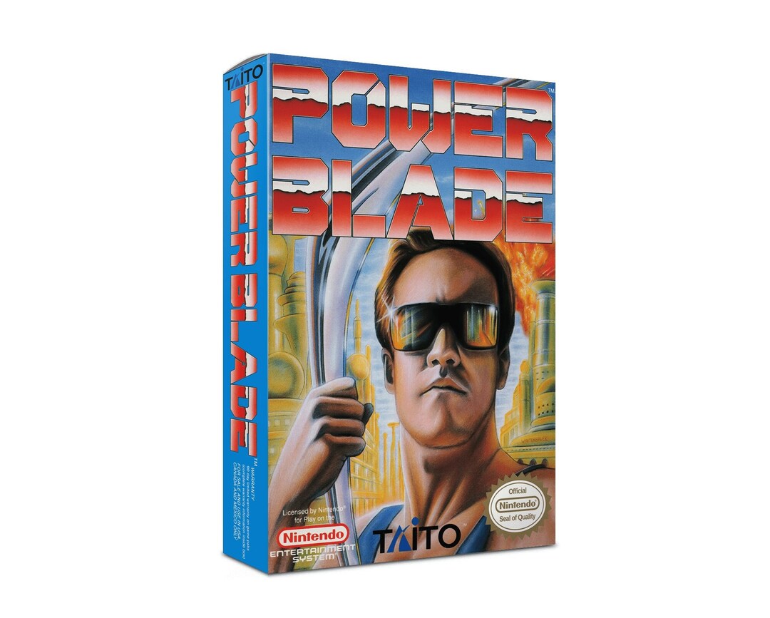 Power Blade NES Box Manual Poly Block Dust Cover NO GAME Included - Etsy