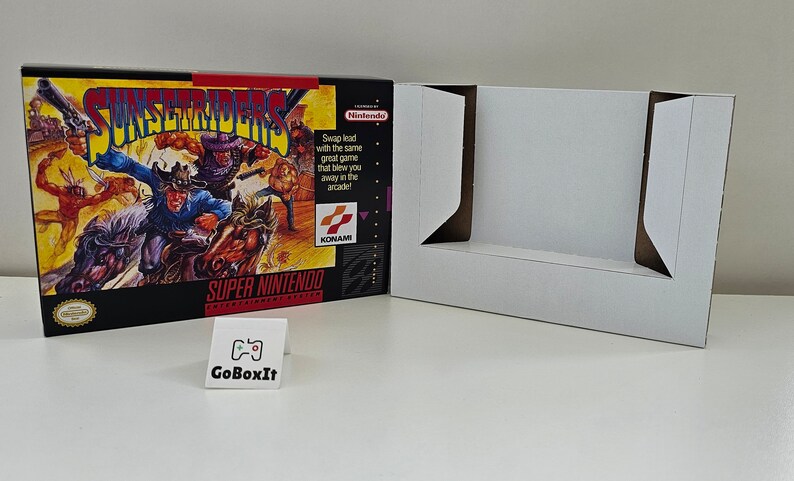 Sunset Riders SNES Box Manual and Tray NO GAME Included - Etsy