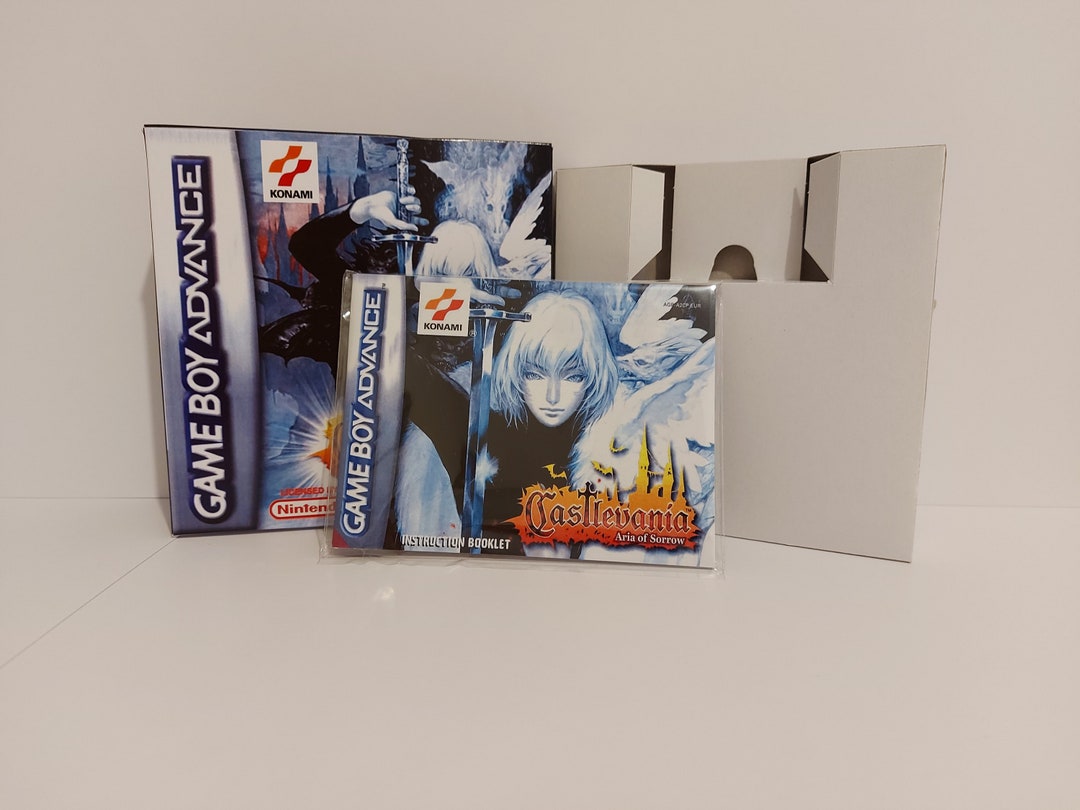 Castlevania Aria of Sorrow Gameboy Advance Box, Manual & Tray - NO GAME ...