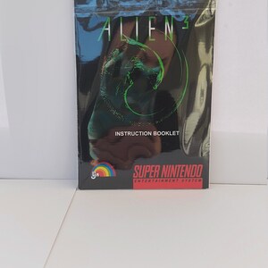Alien 3 SNES Box Manual and Tray NO GAME Included - Etsy