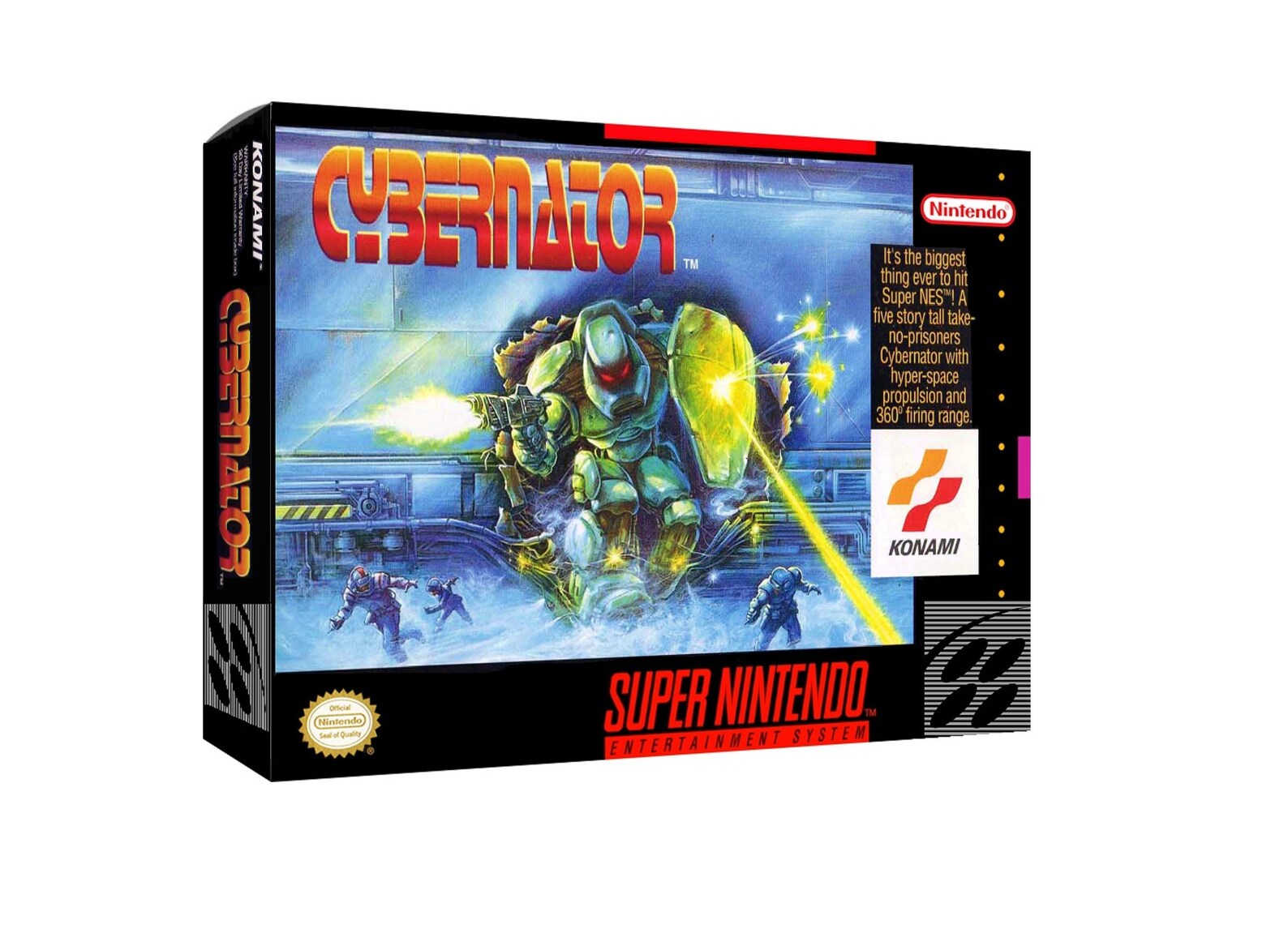 Cybernator SNES Box Manual and Tray NO GAME Included - Etsy