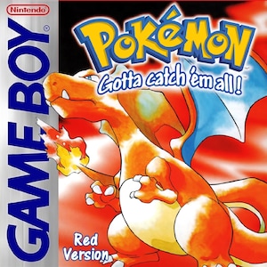 Pokémon Red Box Pokemon Booklet Game Boy Games Room Retro Nintendo ...