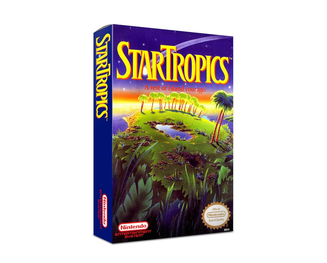 Star Tropics NES Box Manual Poly Block Dust Cover NO GAME Included - Etsy