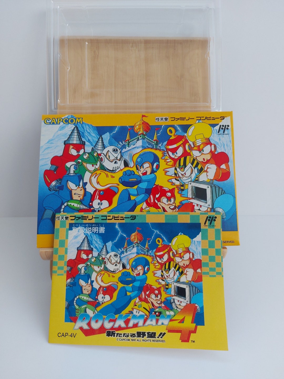 Rockman 4 Famicom Box & Tray - NO GAME Included - Etsy