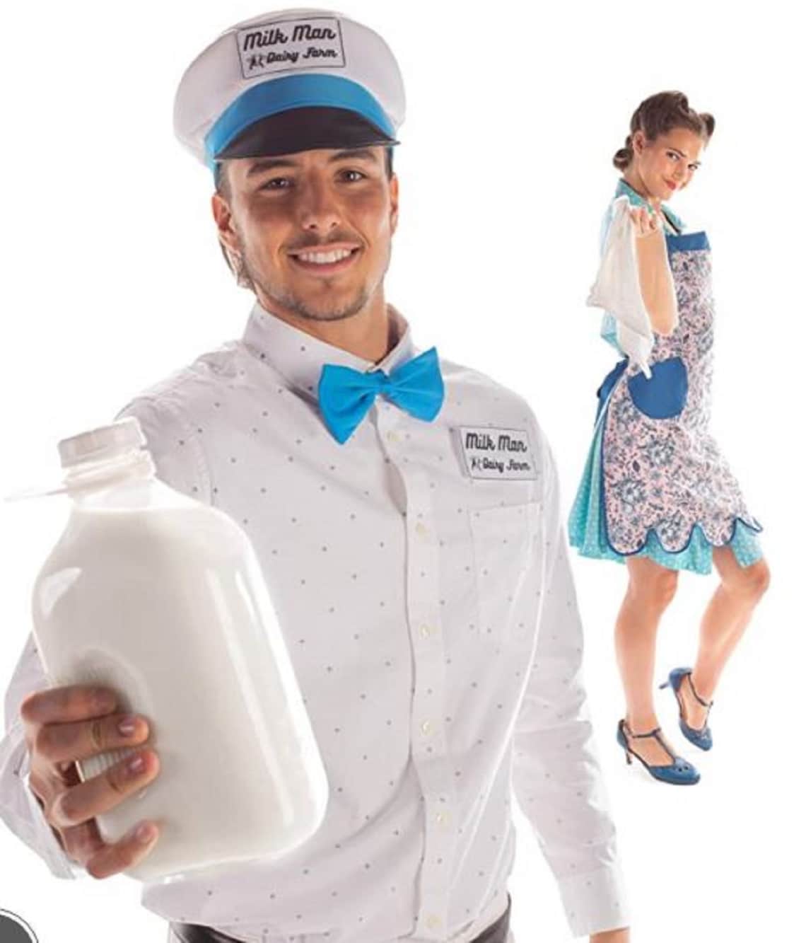 Milkman & 50s Housewife Halloween Couples Costume Funny | Etsy