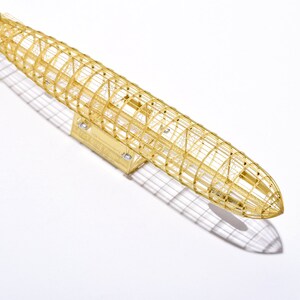Zeppelin Airship Metal DIY Assembly Model Desktop Decoration Jigsaw Toy ...