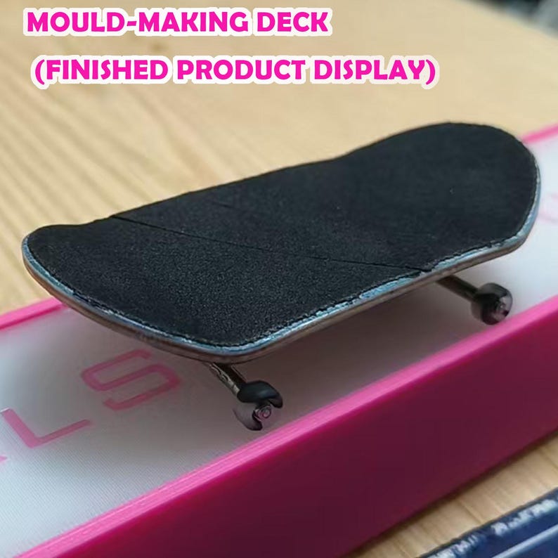 Pro 50x98mm Fingerboard Mold | 25 Degree Shallow Concave Design, DIY ...