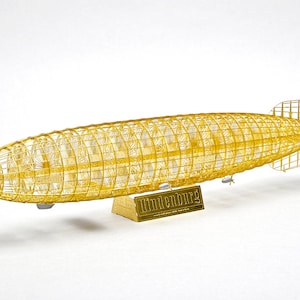 Hindenburg Zeppelin Brass Model Kit – DIY Laser Cut Airship Display - Etsy