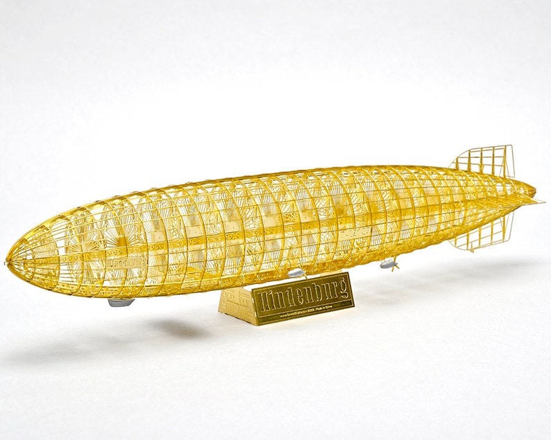 Hindenburg Zeppelin Brass Model Kit – DIY Laser Cut Airship Display - Etsy