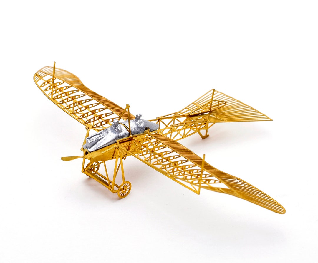Etrich Taube Model Airplane: 1/160 Scale Brass 3D Puzzle Kit - Etsy