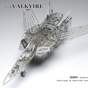 Valkyrie 1/72 3D Metal Puzzle: DIY Model Airplane Kit - Etsy