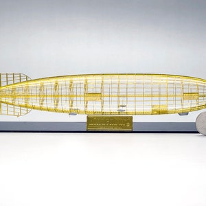 Hindenburg Zeppelin Brass Model Kit – DIY Laser Cut Airship Display - Etsy