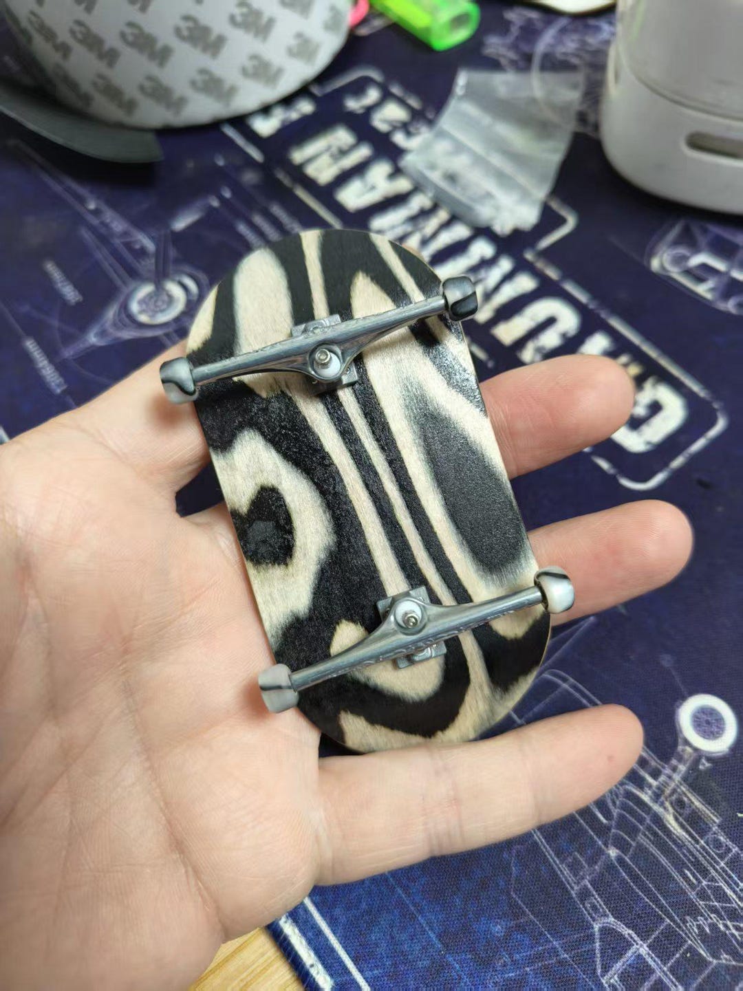Personalized 50mm Maple Fingerboard Deck: Collectible Mini Skateboard ...