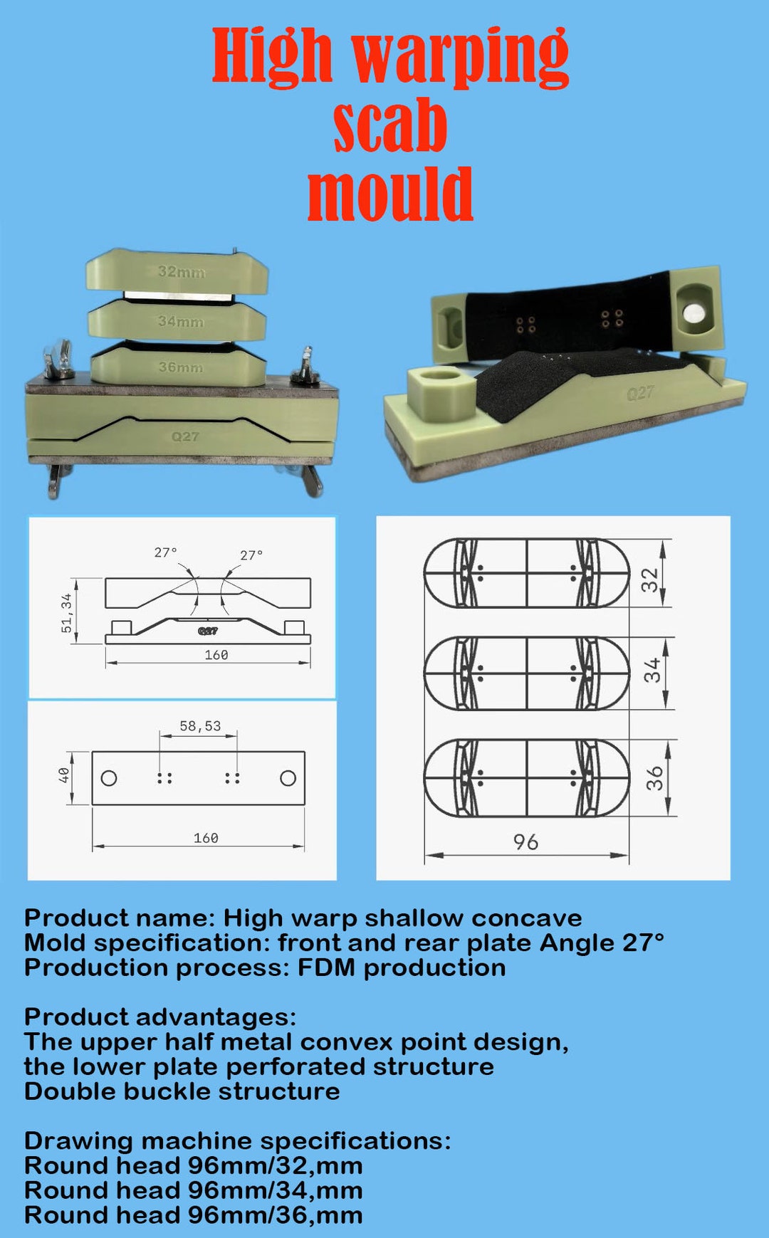Pro High Kick Fingerboard Mold Kit: Deep Concave + Wood Skin & Pads - Etsy