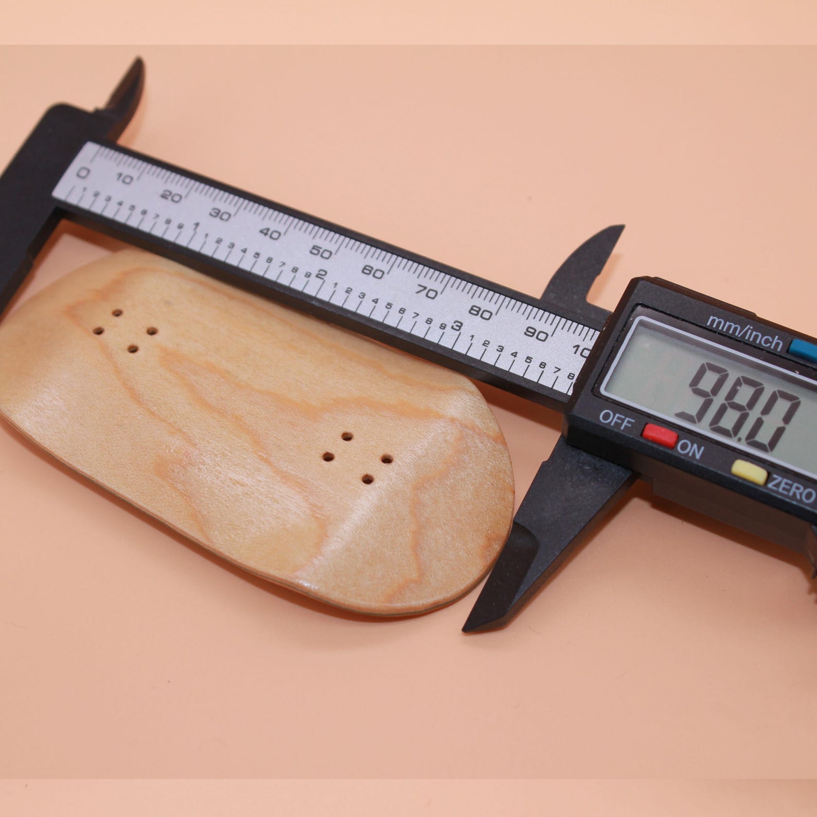 50mm Wide Fingerboard Deck, Handcrafted 6-ply Maple Wooden Mini ...