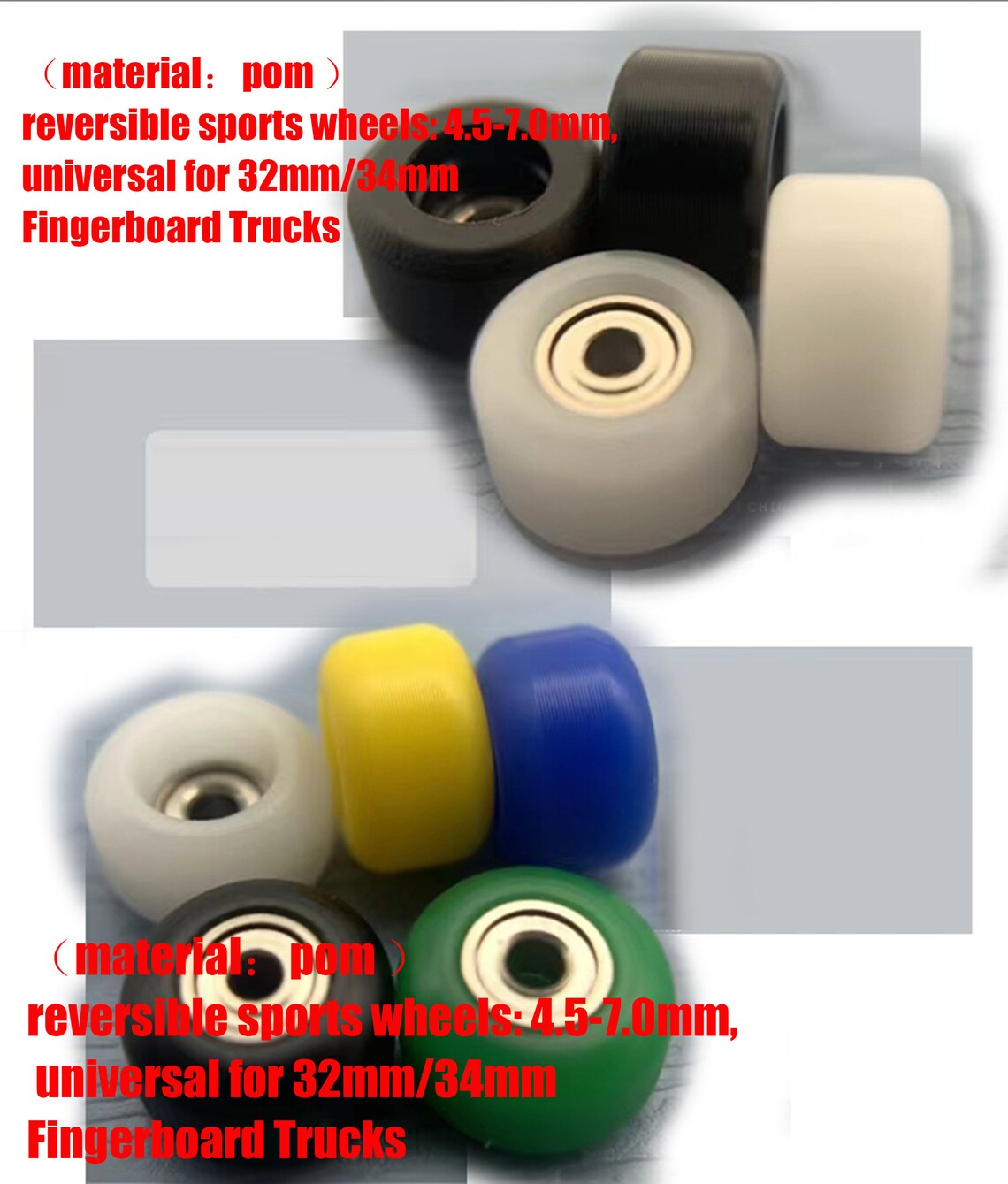SWEET POM/PEEK Fingerboard Wheels Miniature Wheels - Etsy