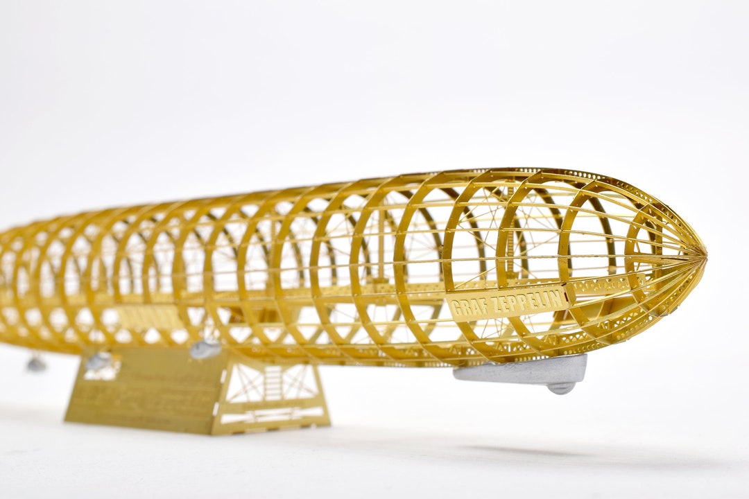 Zeppelin Airship Metal DIY Assembly Model Desktop Decoration Jigsaw Toy ...