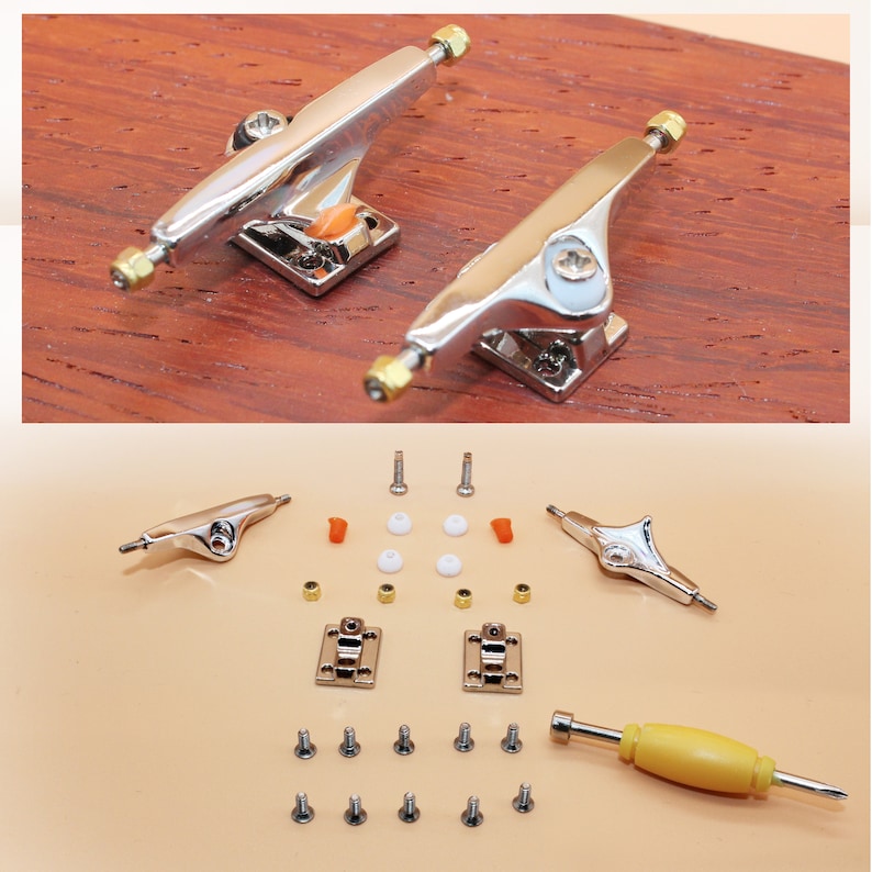 Pro 34mm Fingerboard Trucks: Precision Aluminum Skate Parts - Etsy