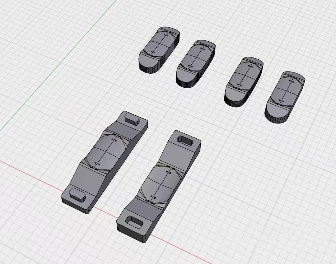 Pro Fingerboard Mold 3d-print Files: DIY Deck Template (digital ...