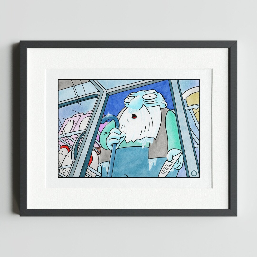 Frostillicus Aka Jasper Beardsley the Simpsons Fan Art Print by @iiinky ...
