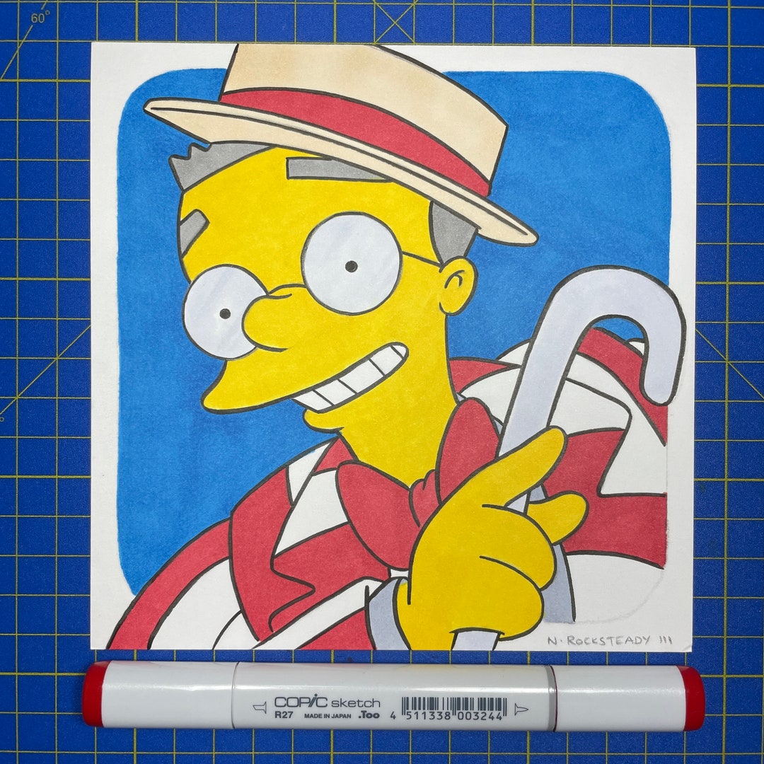 Mr. Smithers - Simpsons Fan Art by @iiinky_ | Original Marker Drawing ...