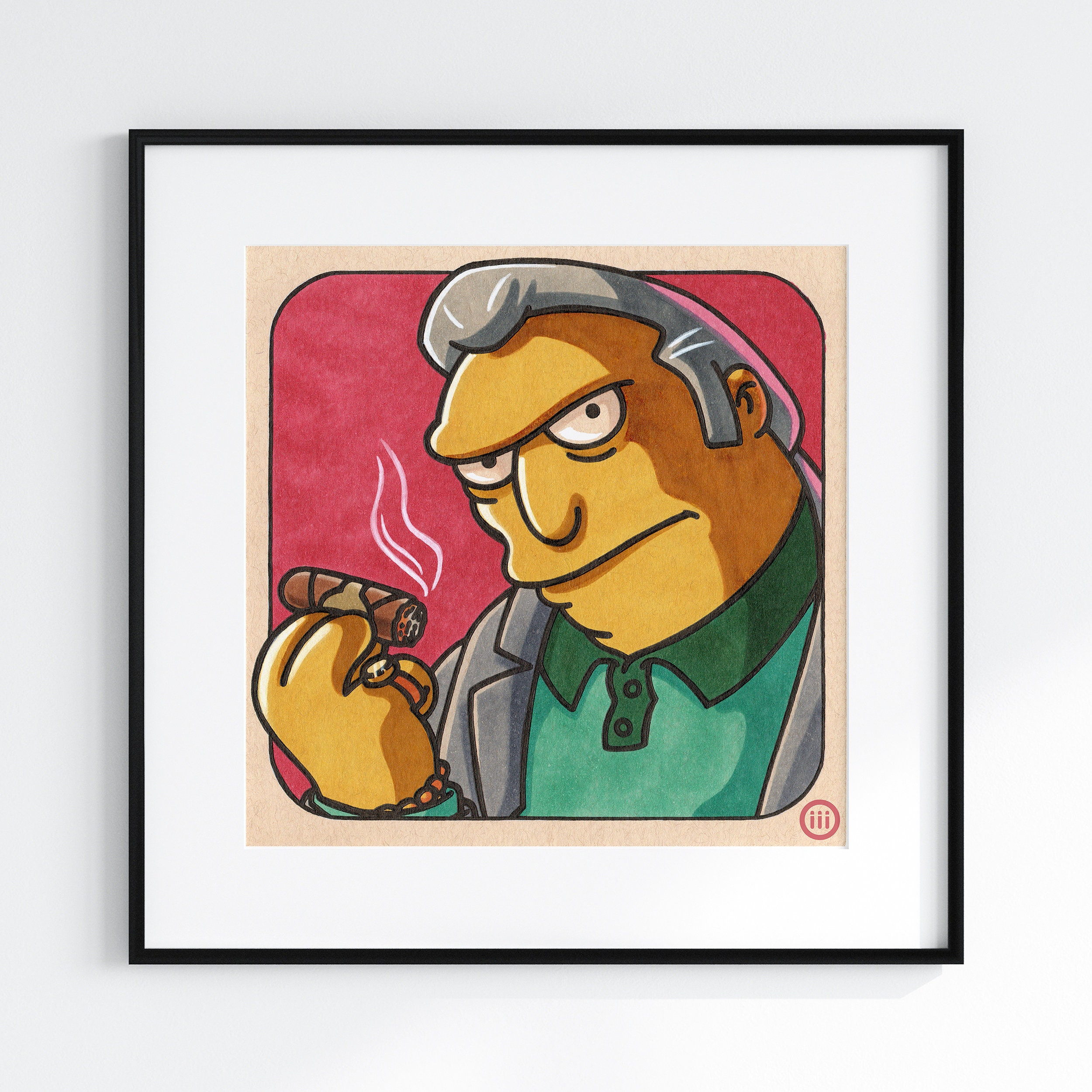 Fat Tony the Simpsons Fan Art Print by iiinky_ - Etsy
