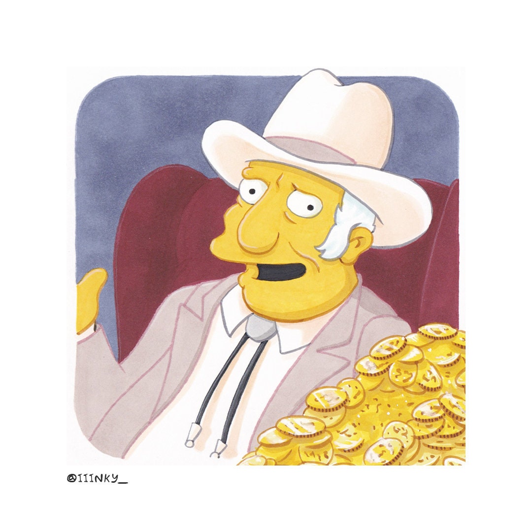 Rich Texan for Day 19 of 21for21in21 ORIGINAL MARKER DRAWING 1 of 1 - Etsy