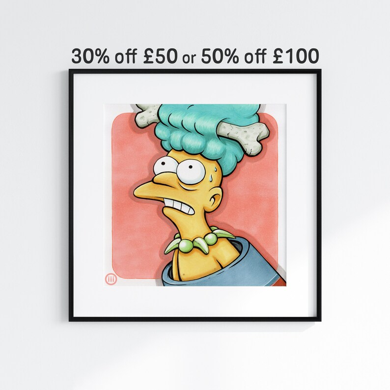Sideshow Mel the Simpsons Fan Art Print by iiinky_ - Etsy