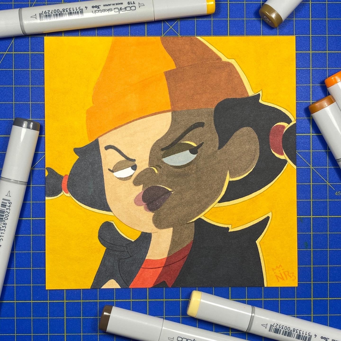 Ashley Spinelli Recess Fan Art by iiinky_ ORIGINAL MARKER - Etsy
