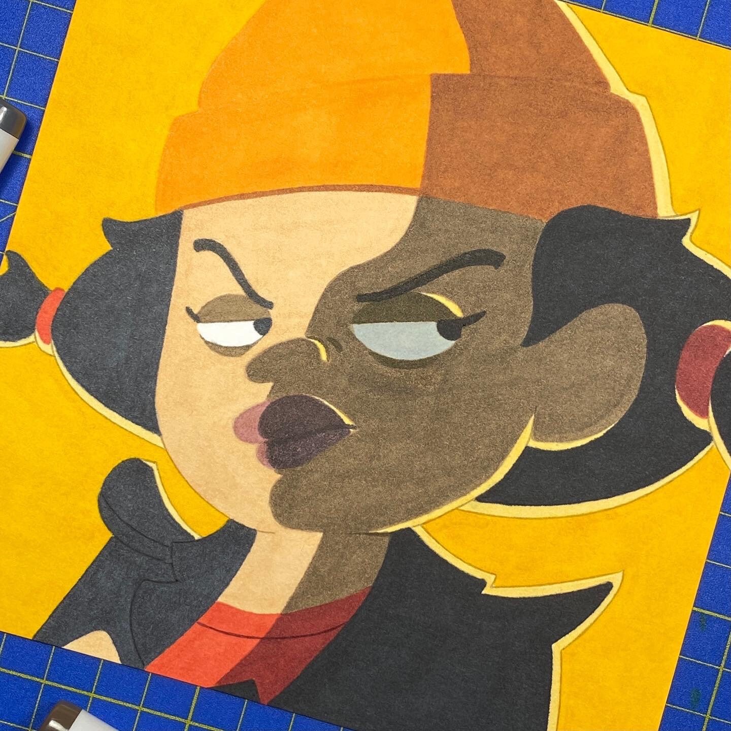 Ashley Spinelli Recess Fan Art by iiinky_ ORIGINAL MARKER - Etsy