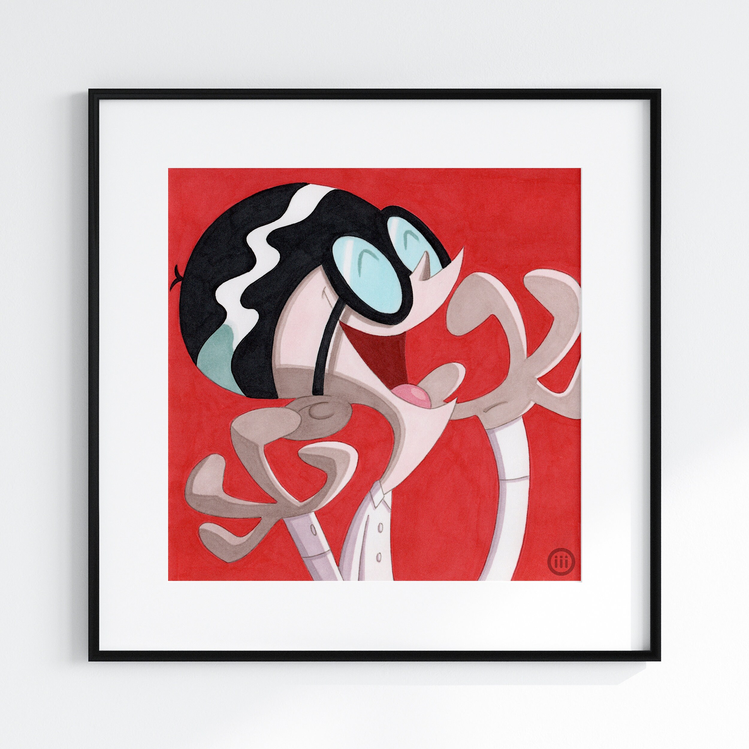 Mandark Dexter's Lab Fan Art Print by @iiinky_ - Etsy