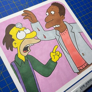 Lenny and Carl by @iiinky_ - ORIGINAL MARKER ART 1 of 1 - the Simpsons ...
