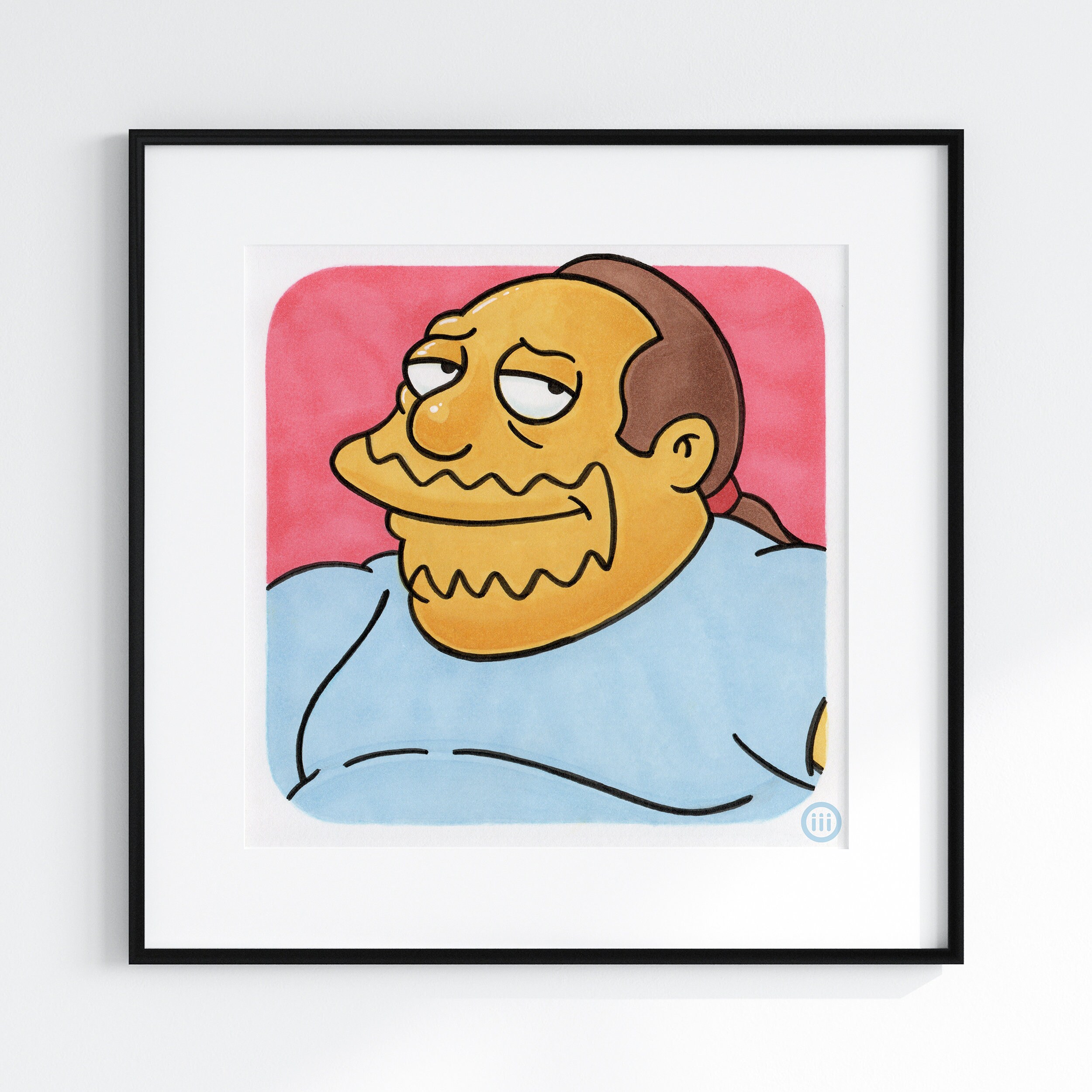 Comic Book Guy the Simpsons Fan Art Print by iiinky_ - Etsy