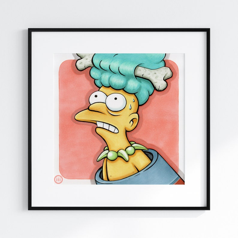 Sideshow Mel the Simpsons Fan Art Print - Etsy