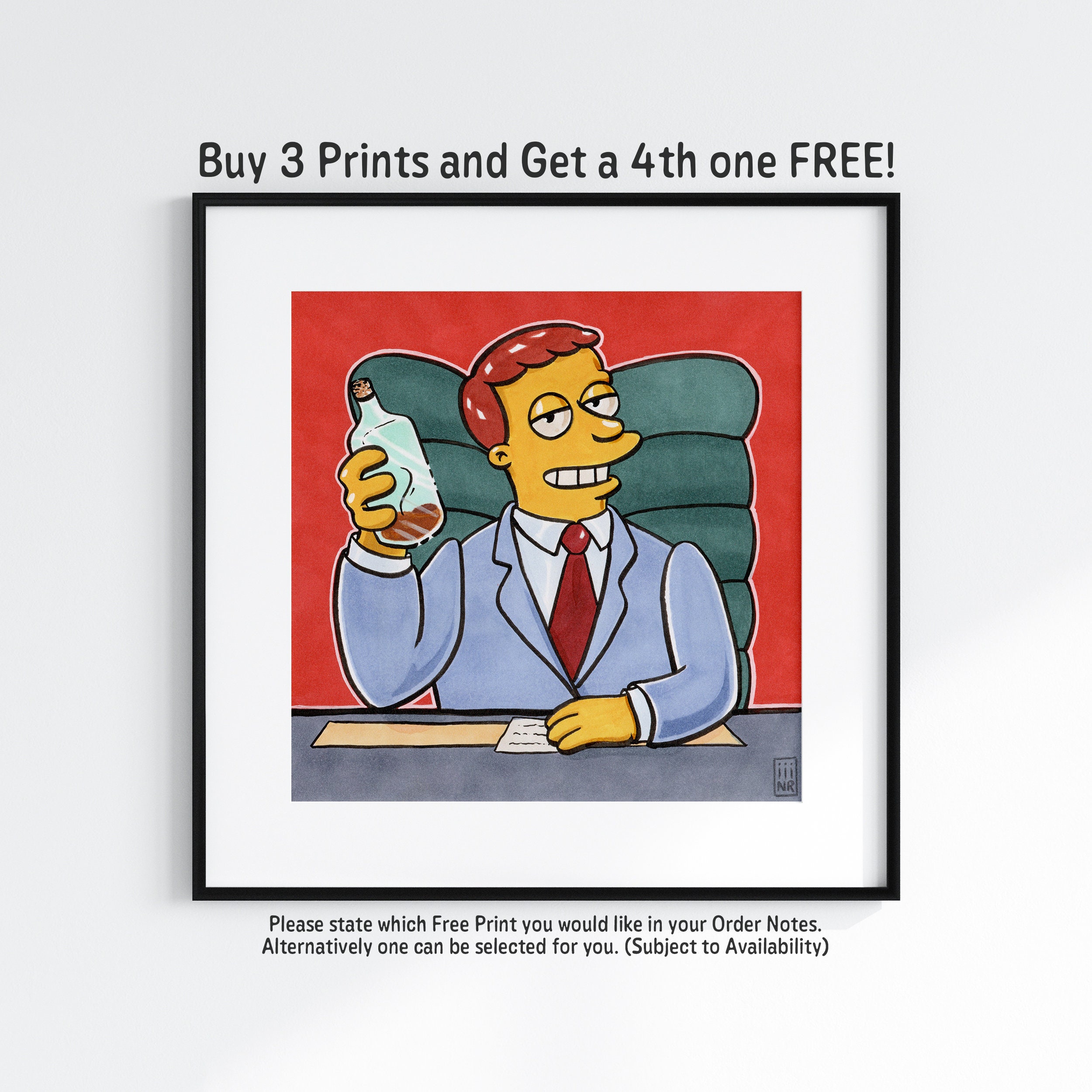 Lionel Hutz the Simpsons Fan Art Print by iiinky_ - Etsy Canada