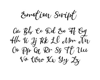 Emotion Script | Etsy