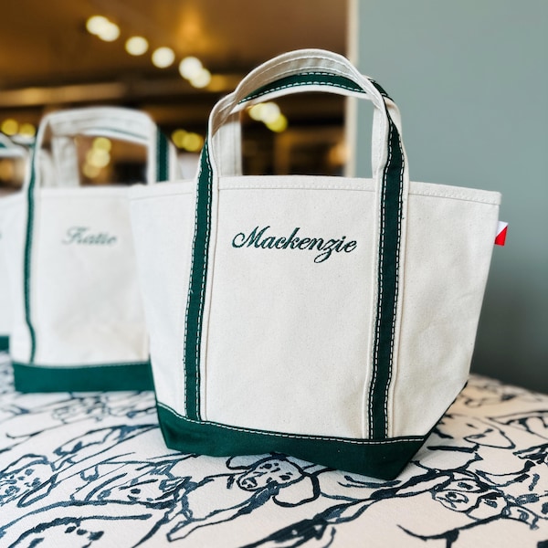 Mini Canvas Tote Bags - Etsy