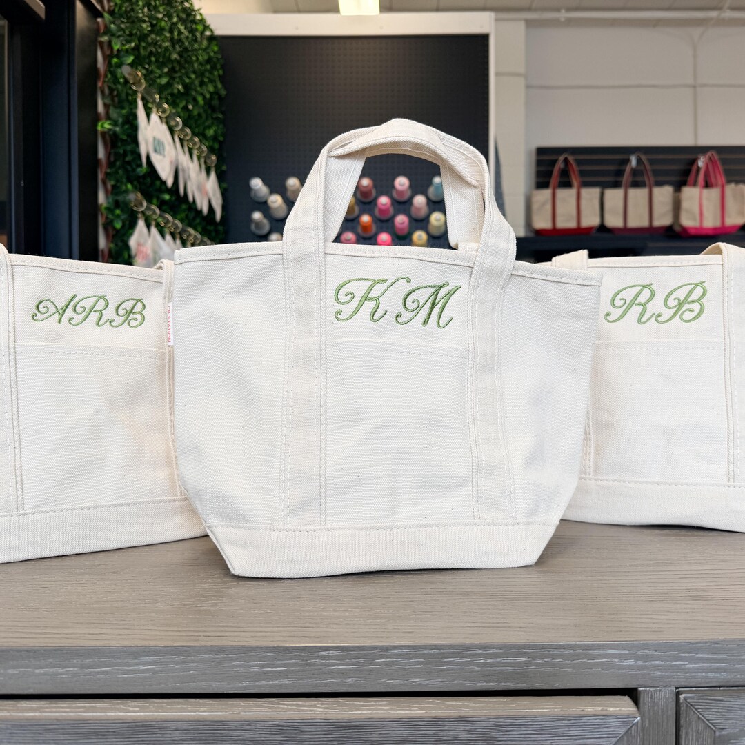 Personalized Mini Canvas Tote - Etsy